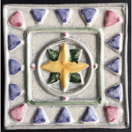 DECORATIVE WALL TILES TACO CARDINAL MORADO 10x10cm. - Azulejos Tienda ...